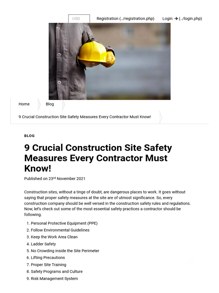 9 Crucial Construction Site Safety Measures Every Contractor Must Know ...