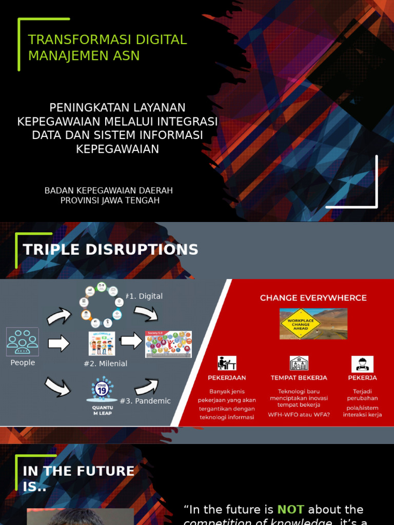 Transformasi Digital Layanan Kepegawaian | PDF