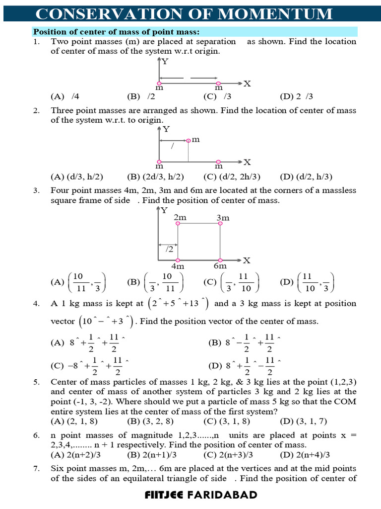 Conservation of Momentum | PDF