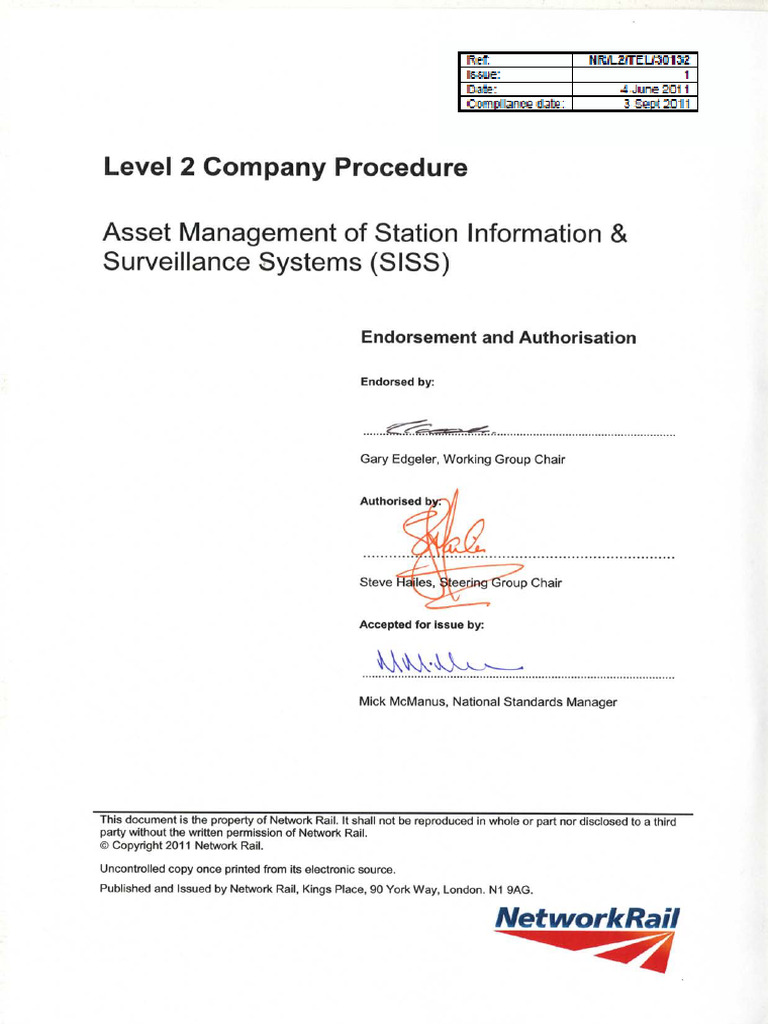 NR - L2 - TEL - 30132 Asset Management of Station Information ...