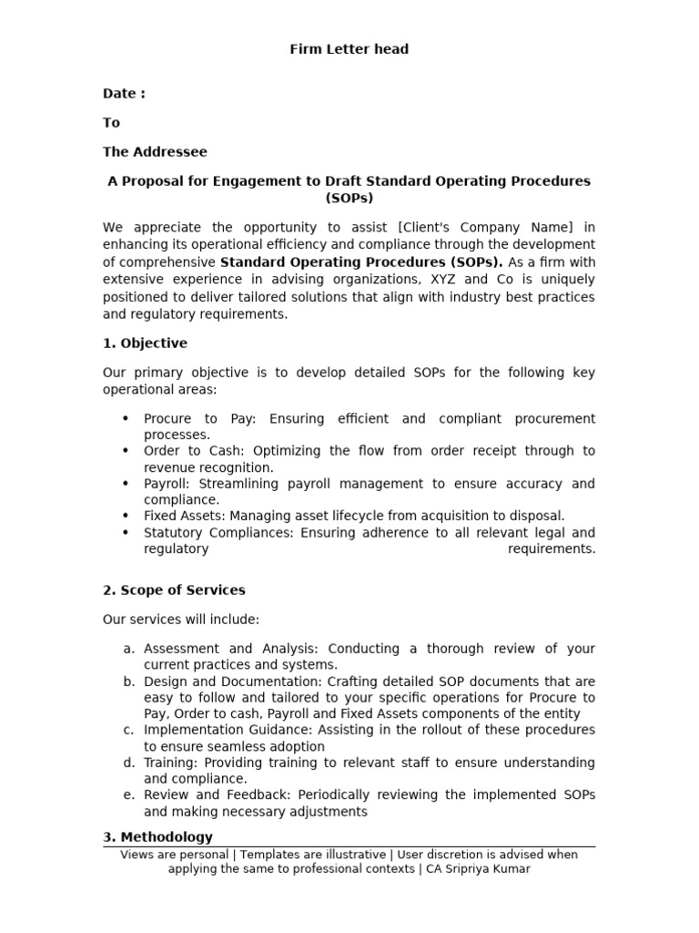 002 - SOP EL Document - Completed | PDF
