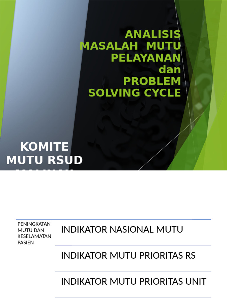 19 Okt Analisis Masalah Dan Problem Solving Cycle | PDF