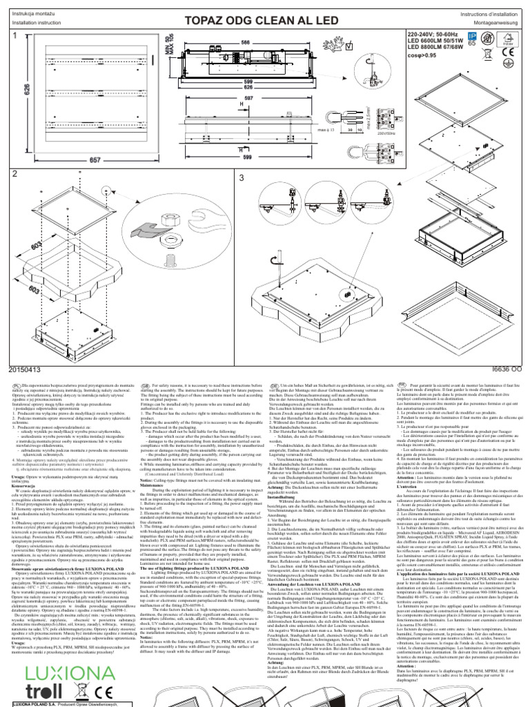 Topaz Odg Clean Al Led Imo | PDF