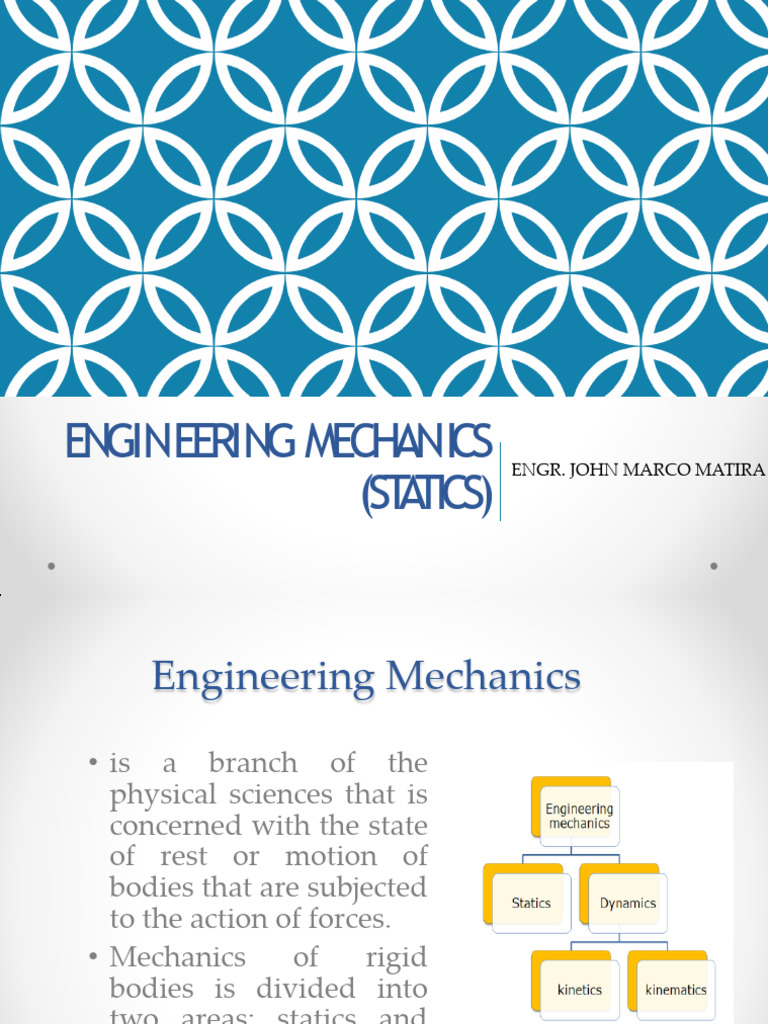 Fundamental Concepts in Mechanics, Forces and Moments | PDF