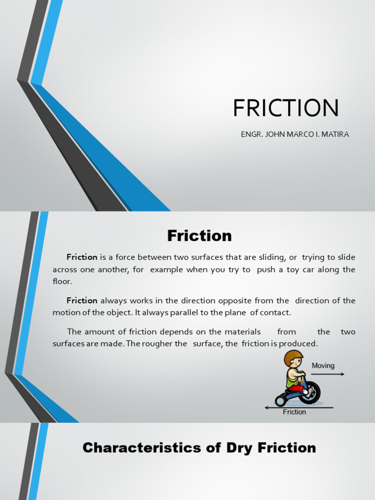 Friction | PDF
