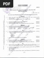 VTU Question Paper of 18EE741 Industrial Drives and Application June-July-2023 | PDF