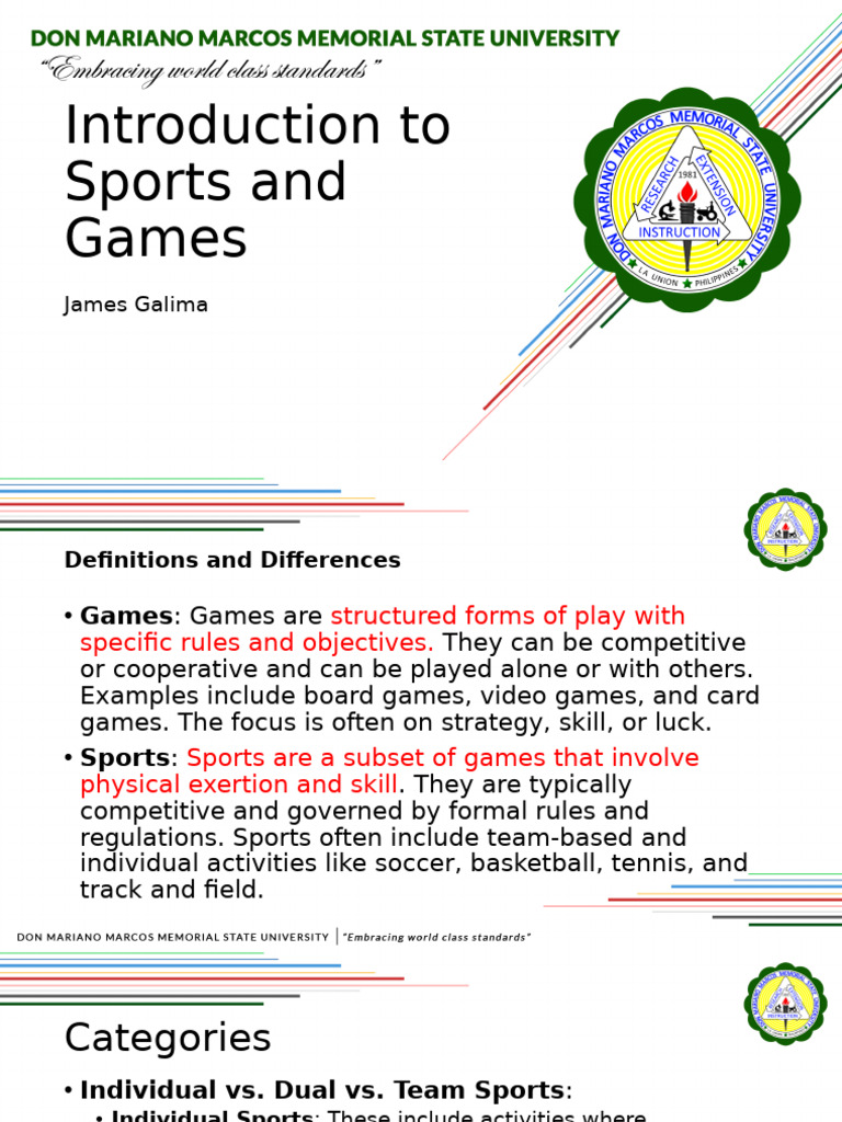 Introduction To Sports and Games | PDF | Sports