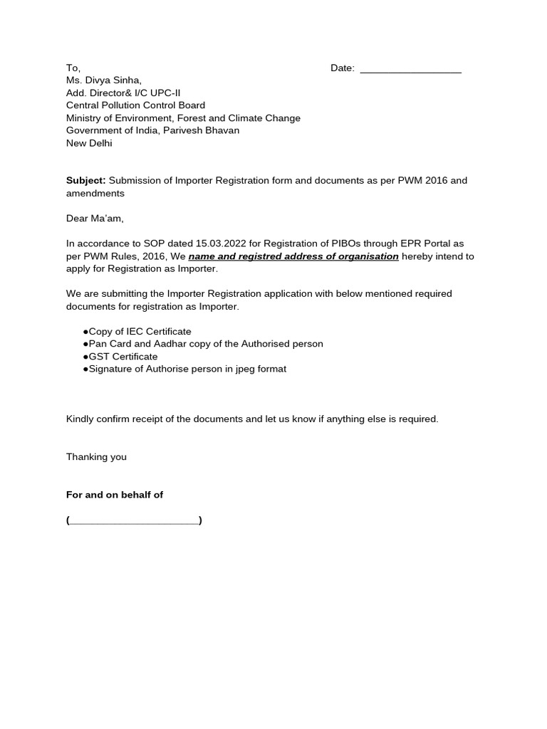 Covering Letter | PDF Covering Letter | PDF