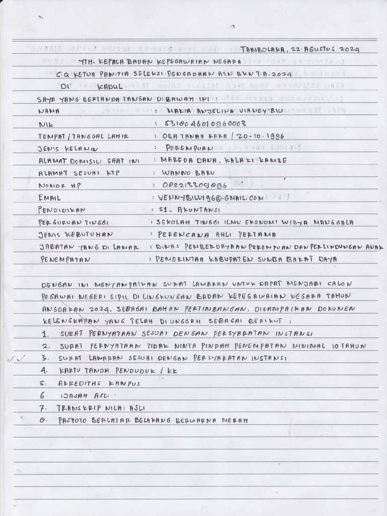 Lamaran Compressed | PDF