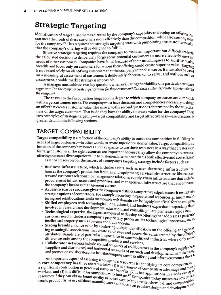 Strategic Target Marketing | PDF