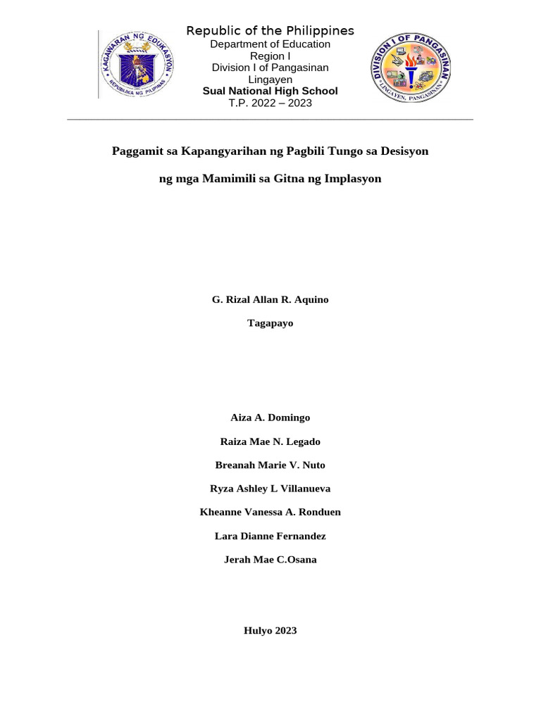 GRP 3 PAGBASA RESEARCH | PDF