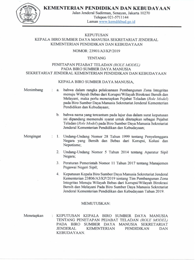 SK Role Model New | PDF