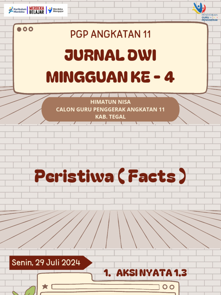 Jurnal Dwi Mingguan Ke-4 - Himatun Nisa | PDF