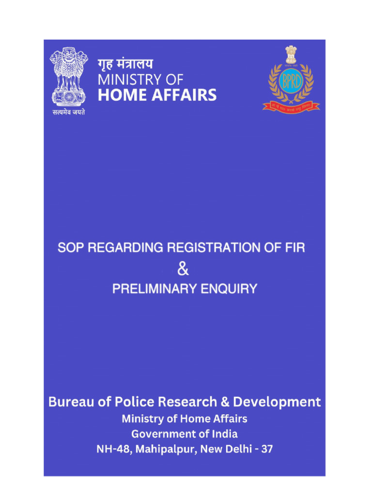 Sop of FIR | PDF