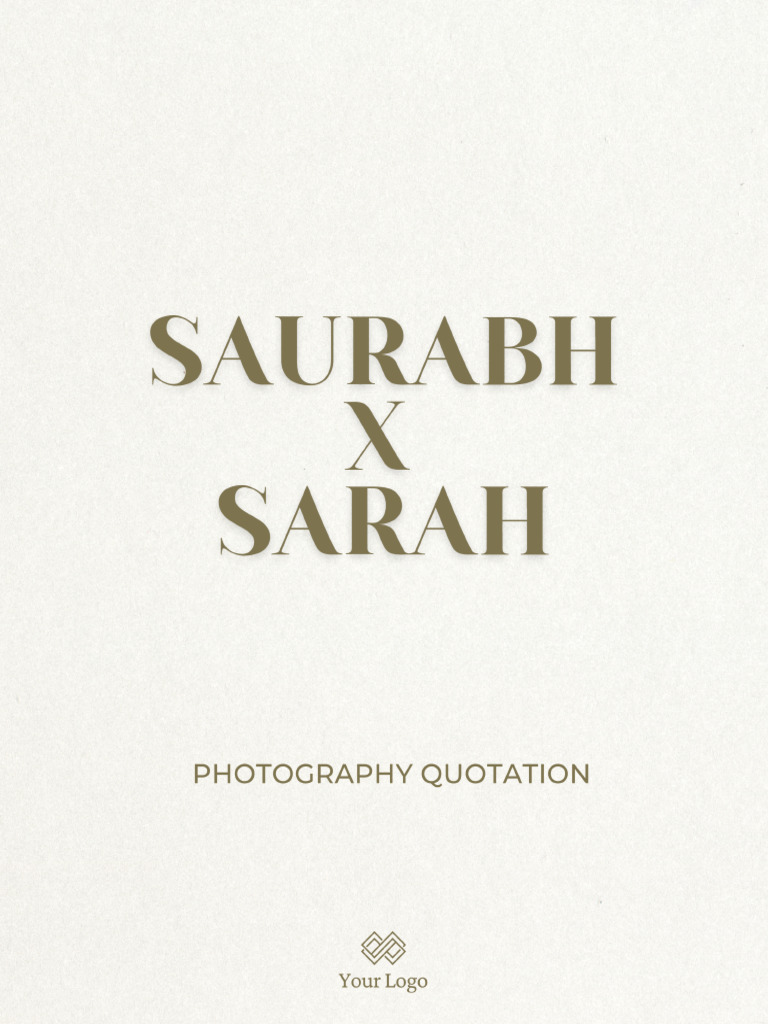Saurabh & Sarah 1 | PDF