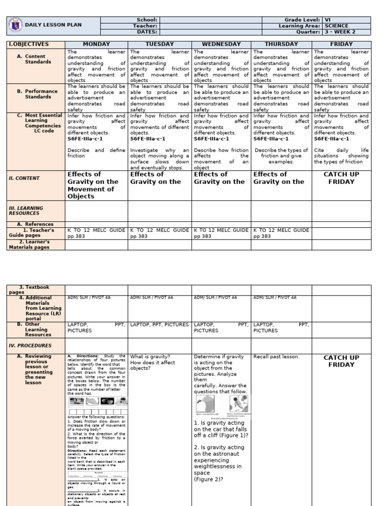 Sci6 Week 2 Q3 | PDF