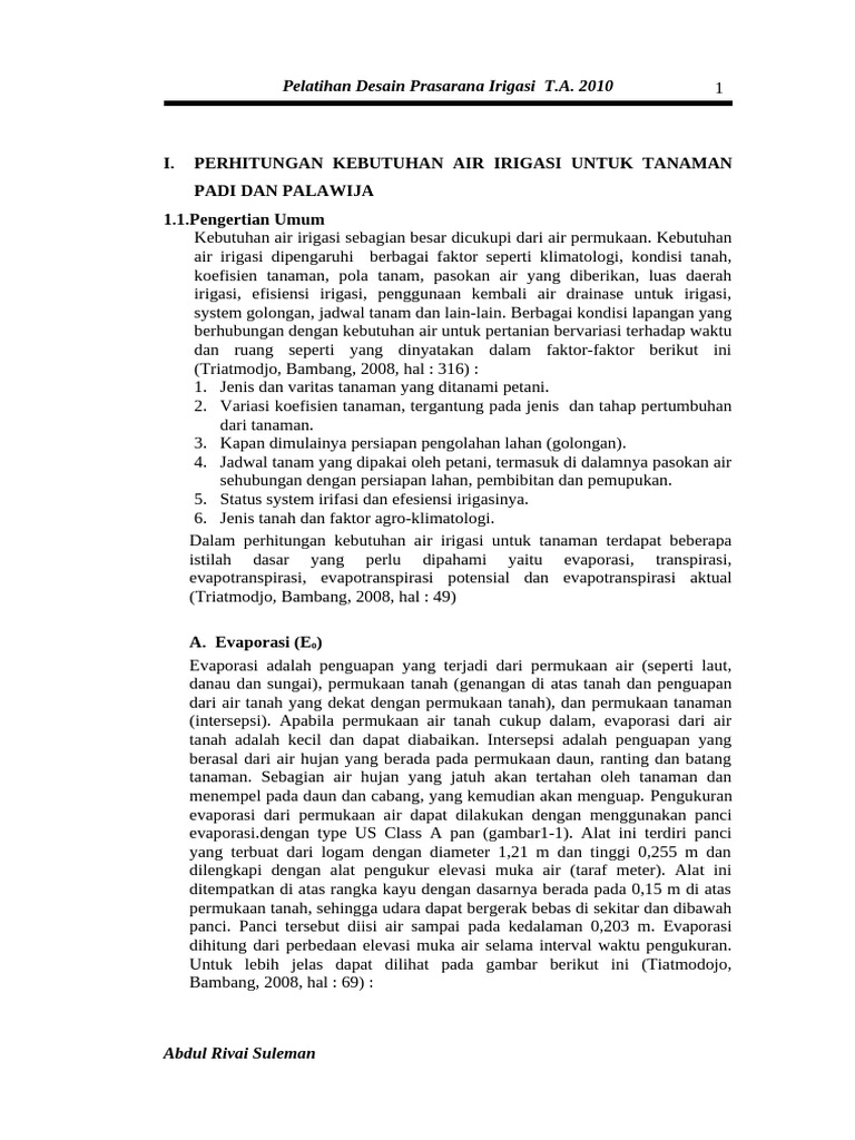 Analisa Perhitungan PJBI | PDF