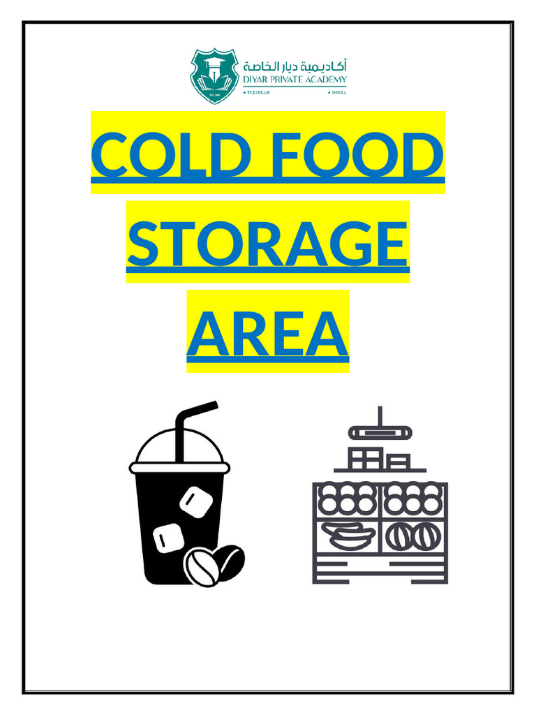 Cold Food Storage Area | PDF