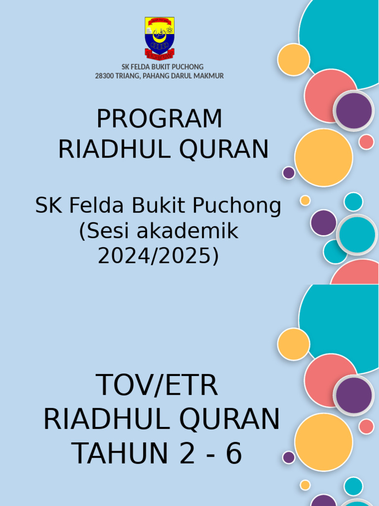 RQ SK Felda BKT Puchong | PDF