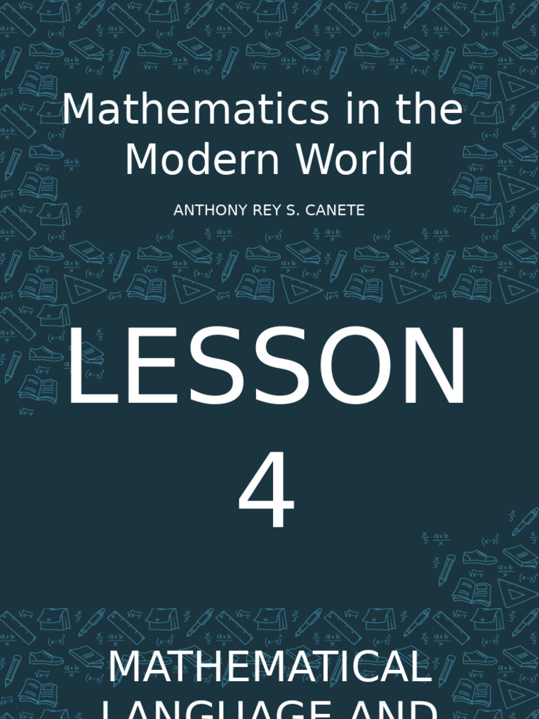 MMW - Lesson 4 | PDF