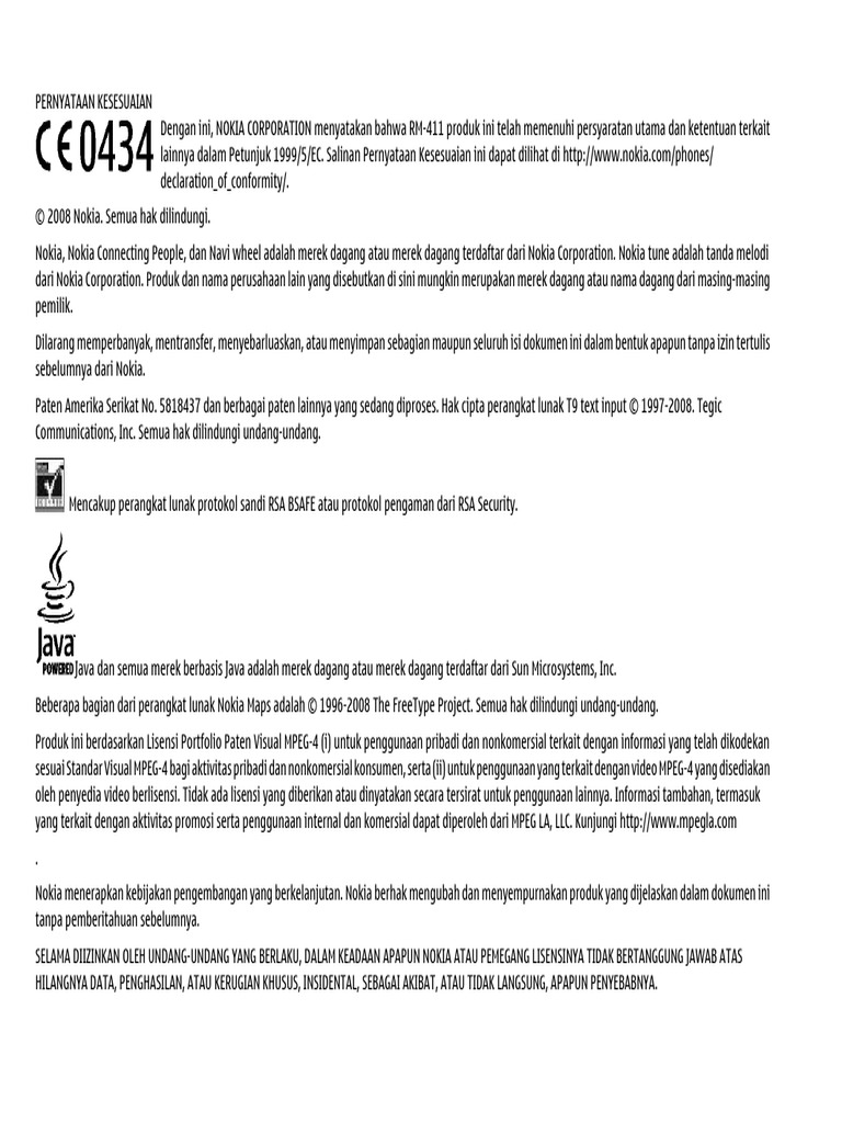 Nokia N5220 APAC UG Id | PDF