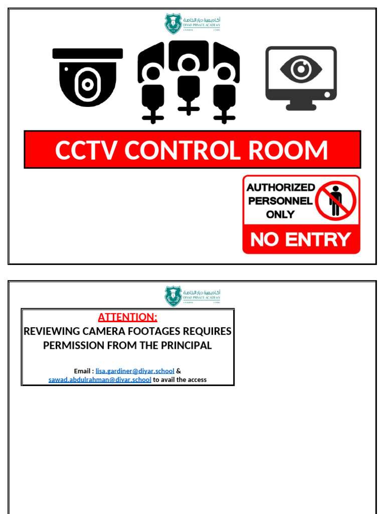 CCTV Control Room | PDF
