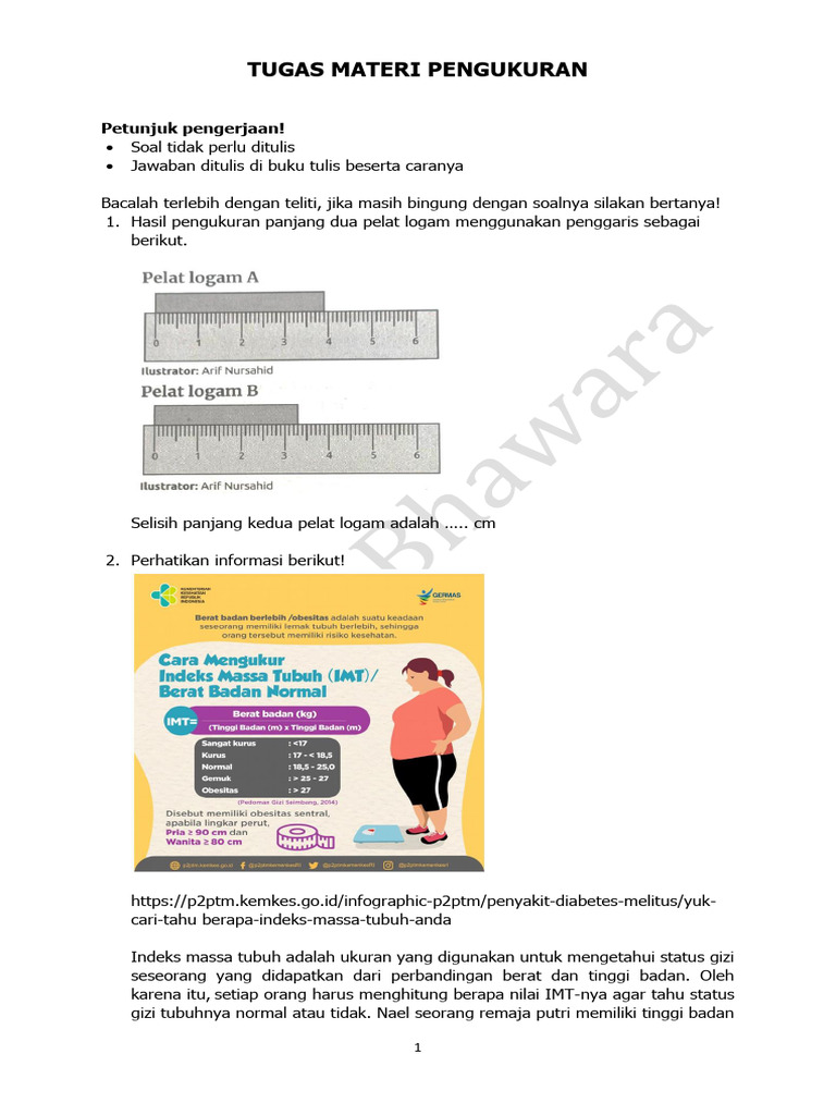 Tugas Materi Pengukuran | PDF