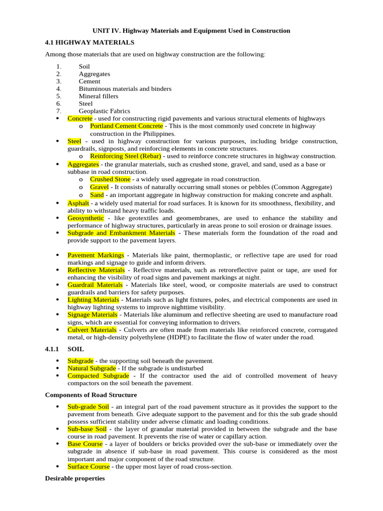 CE 333 Unit 4 (Reviewer) | PDF