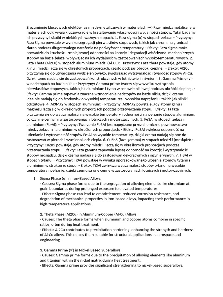Fazy Miedzy Metaliczne | PDF Fazy Miedzy Metaliczne | PDF