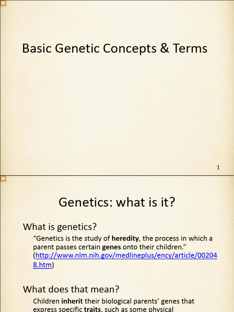 LessonPlan-Science and Genetics | PDF