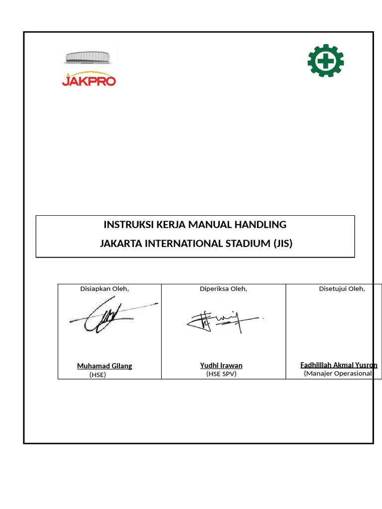 HSE-IK-001-MANUAL HANDLING | PDF