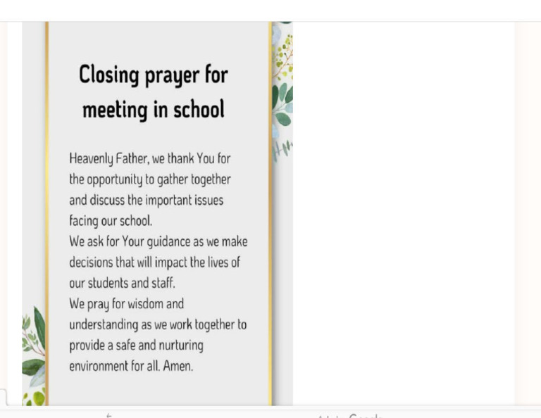 Closing Prayer 2 | PDF