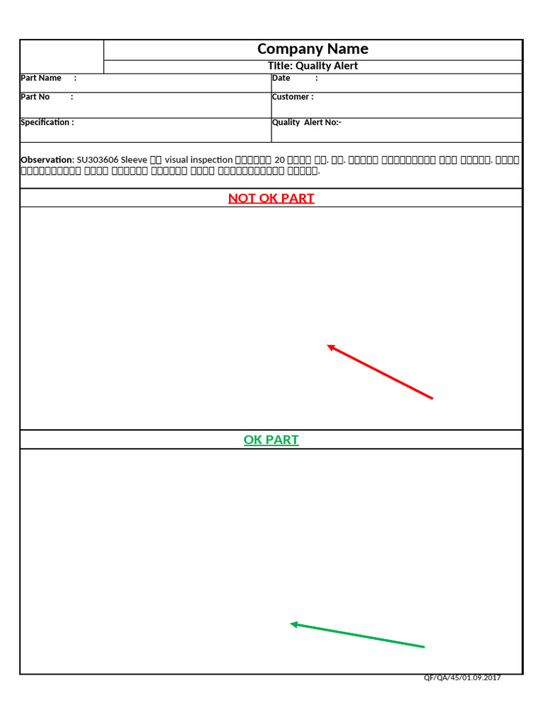 13.Quality Alert | PDF