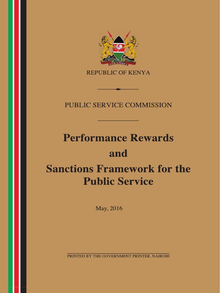 Psc Rewards and Sanctions Framework May 2016 | PDF