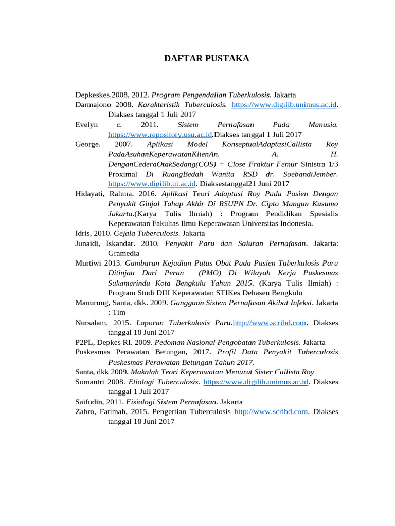 Daftar Pustaka | PDF