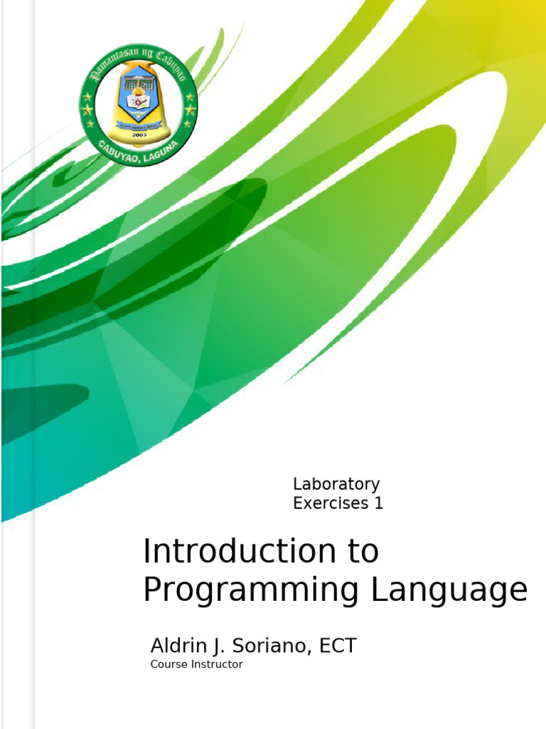 Lab1 Exercises - Introduction To Programming Language (20240819115845) | PDF | Programming ...