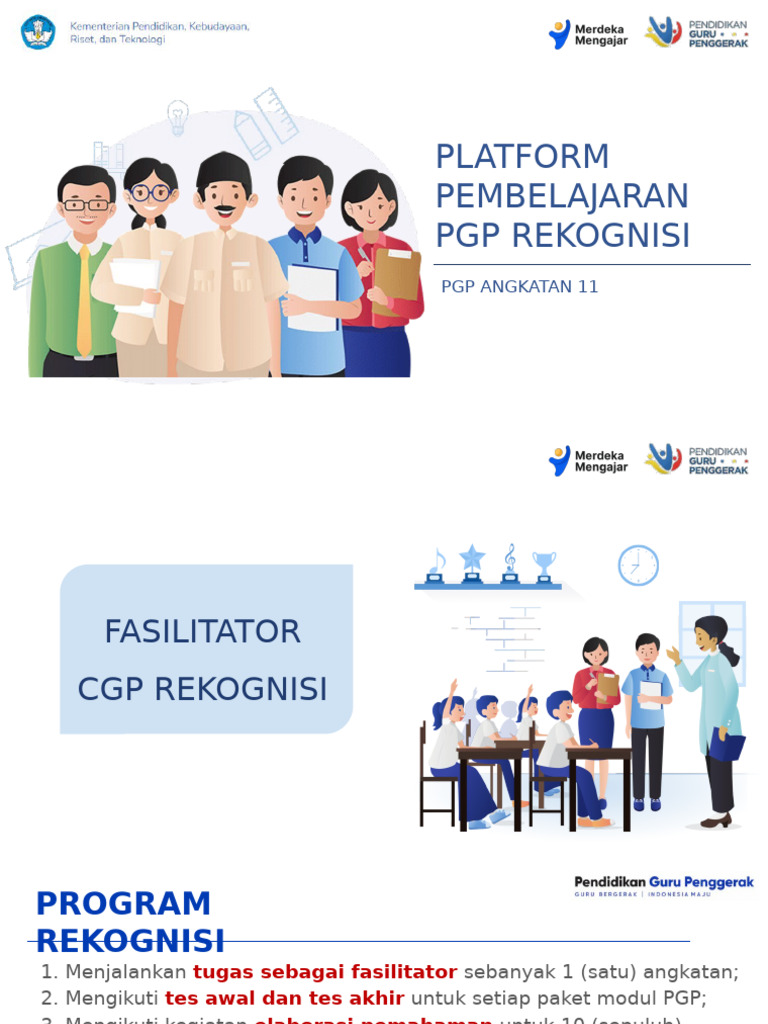 Pembelajaran CGP Rekognisi - A11 | PDF