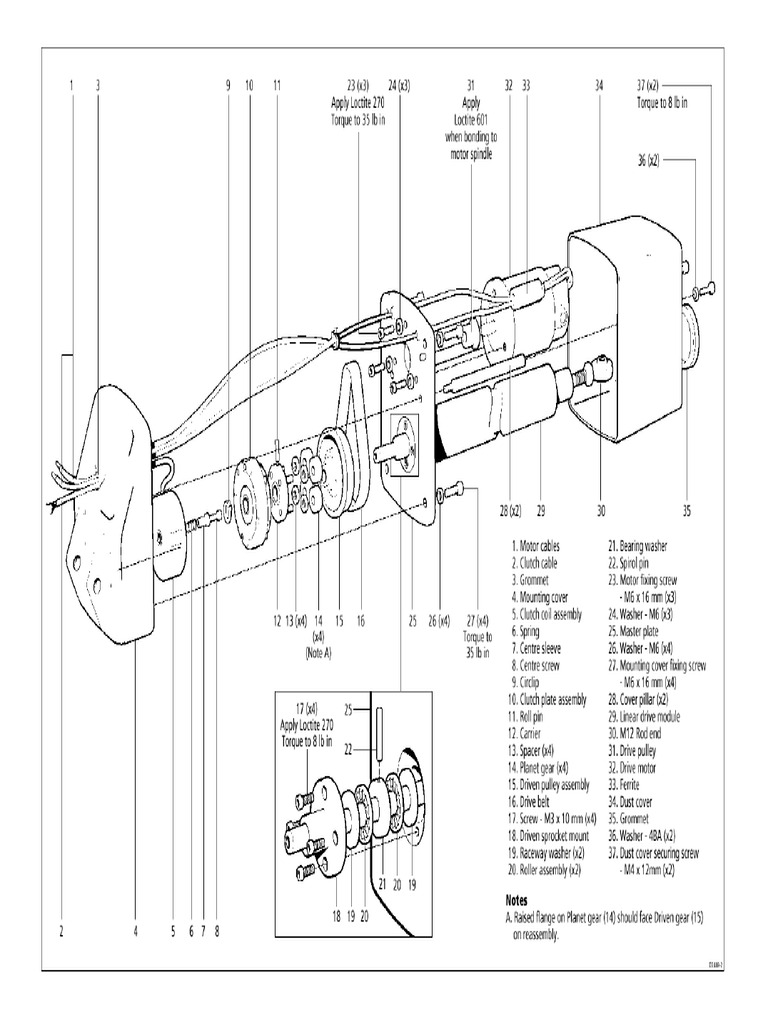 Vue Eclatée Linear | PDF