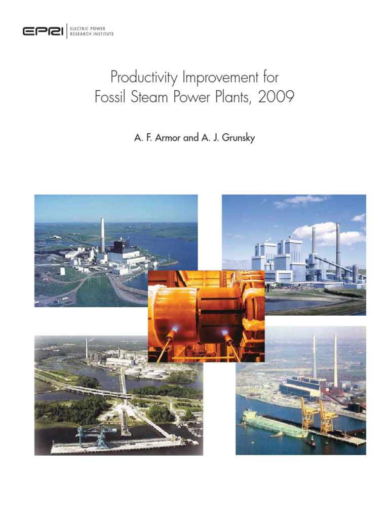 Productivity Improvement For Fossil Steam Power Plants - 2009 | PDF