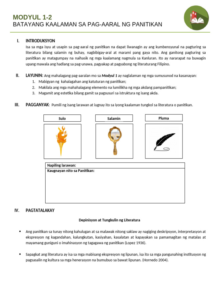 DMCFI Modyul 1 2 | PDF