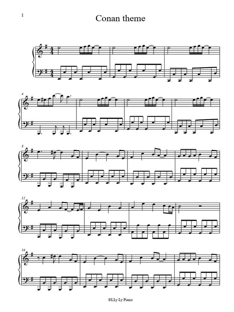 Conan Theme | PDF