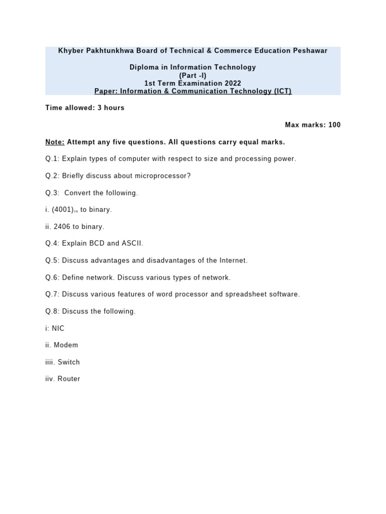DIT Papers 2022 | PDF | Computer Program | Programming