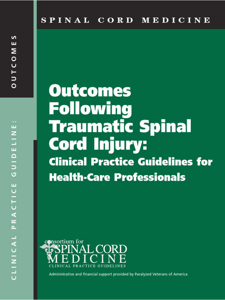 CPG Outcomes Following Traumatic Sci | PDF