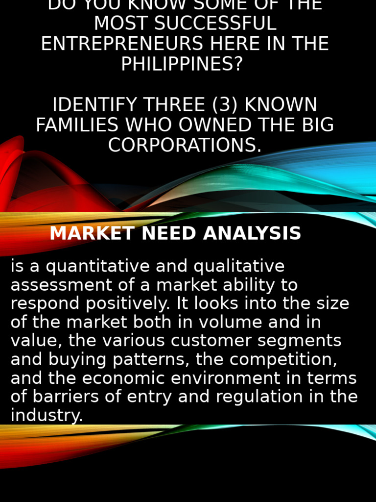 Entrep 3 Market Need New Analysis | PDF