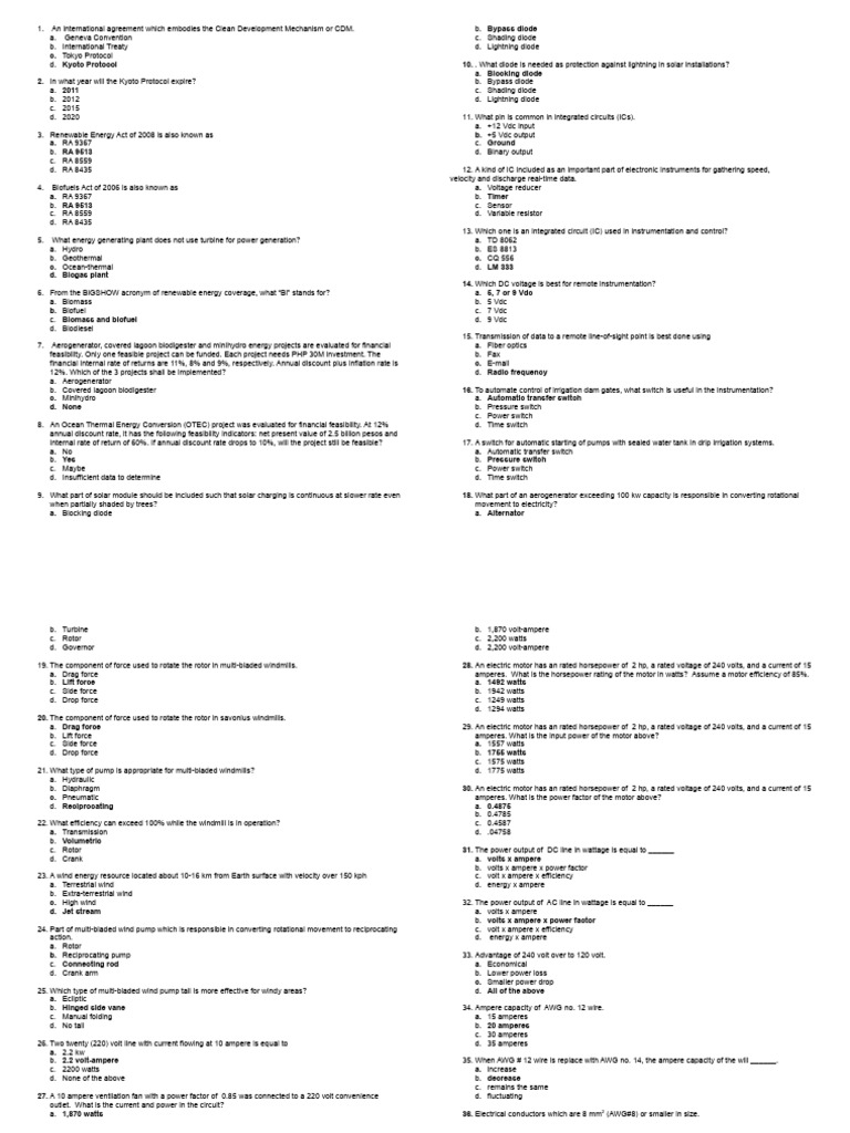 Board Ques PRC | PDF