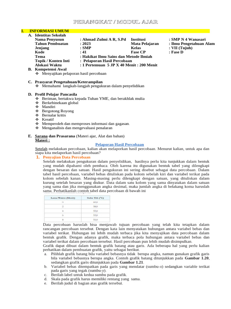 Modul Ajar Pertemuan Ke 5 | PDF