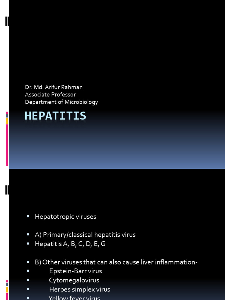 Hepatitis (2) | PDF