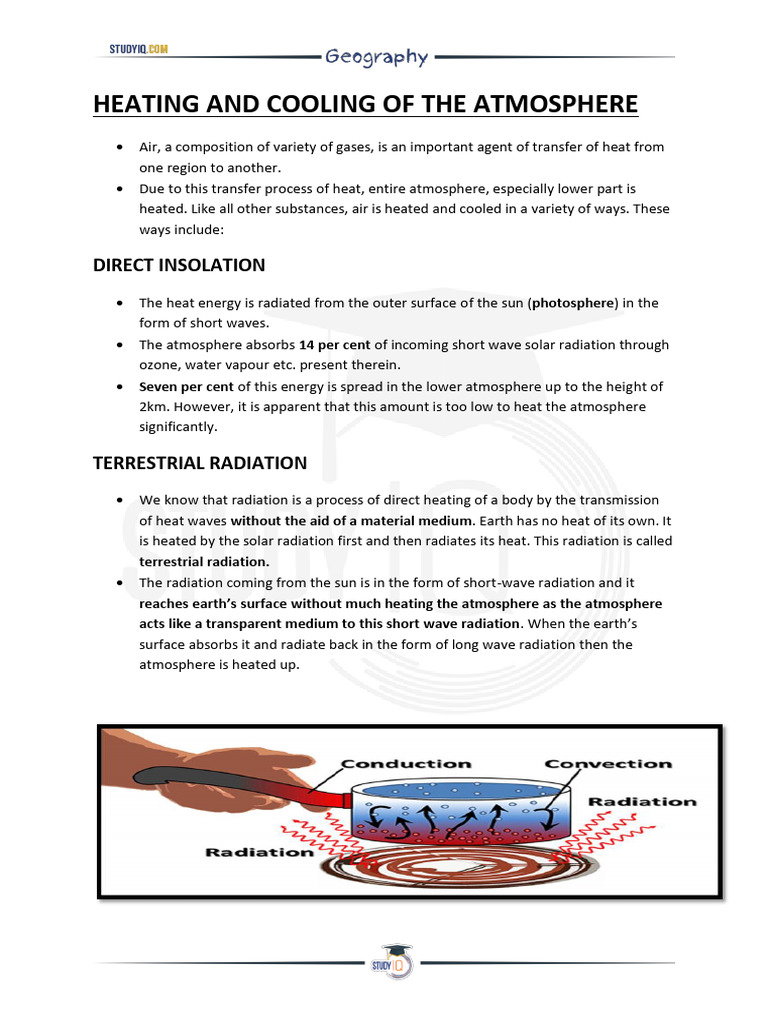 1.04 Climatology - INSOLATION AND TEMPERATURE Part-3 | PDF
