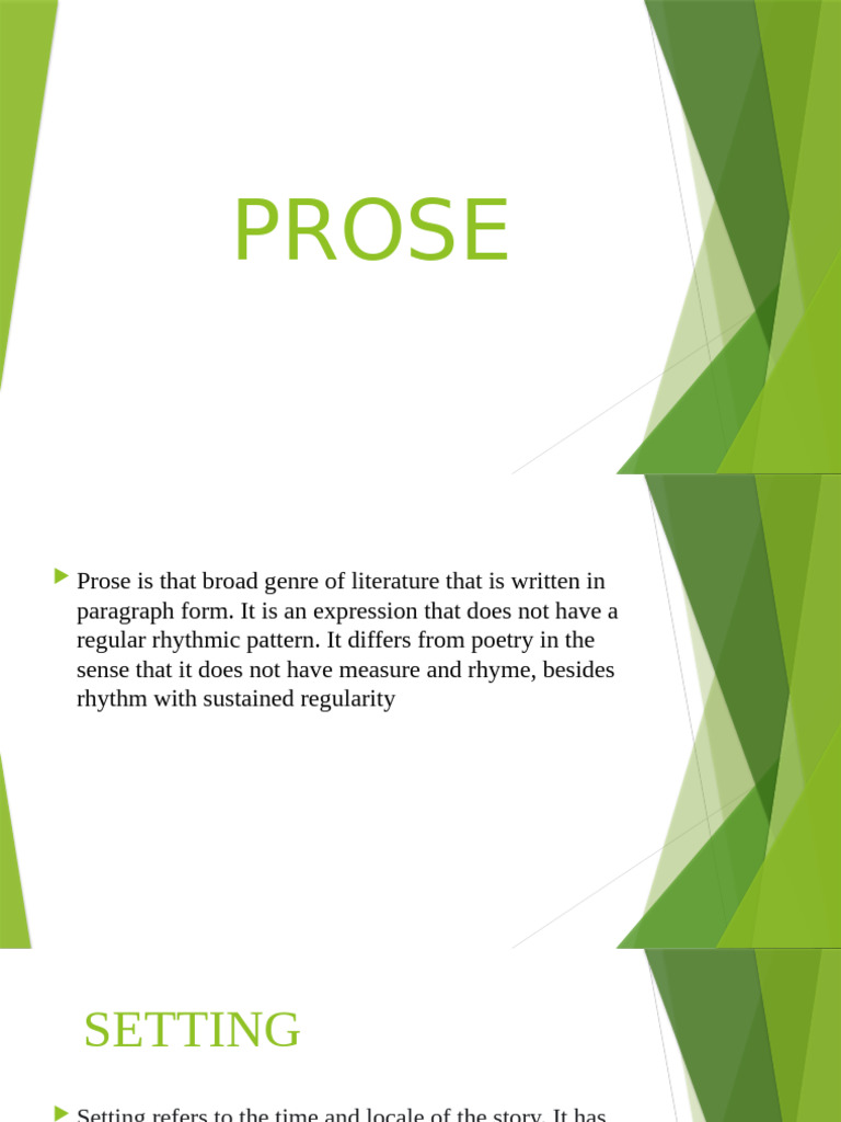 Prose | PDF