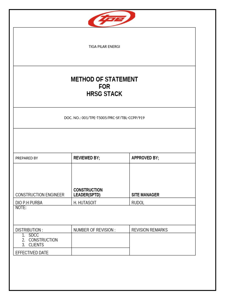 Mos Fabrication and Erection For HRSG Modular | PDF